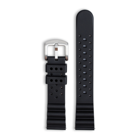 Custom High Quality Fluorine Rubber Watch Straps FKM Watch Band for ...