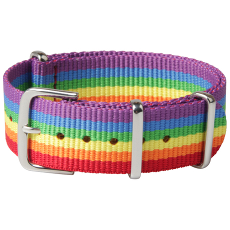 Custom Rainbow Color Nylon Watch Straps Factory From CONKLY - Buy nato ...