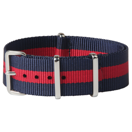 Buy Nylon Nato Watch Band with Polished NATO Buckle And Keeper in 18mm ...